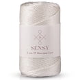 SENSY, Polyester Macrame Cord, 5mm, 104 Yards Ecru - Walmart.com