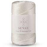 Sensy Premium 5mm 104 Yards Polyester Rope 100% Polypropylene Cord ...