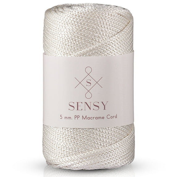Sensy Premium 5mm 104 Yards Polyester Rope 100% Polypropylene Cord ...