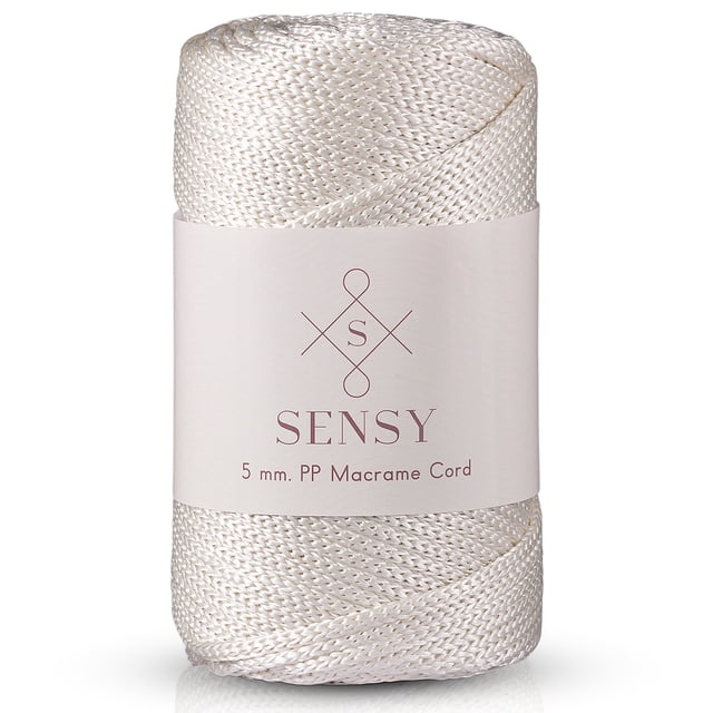 Sensy Premium 5mm 104 Yards Polyester Rope 100% Polypropylene Cord ...