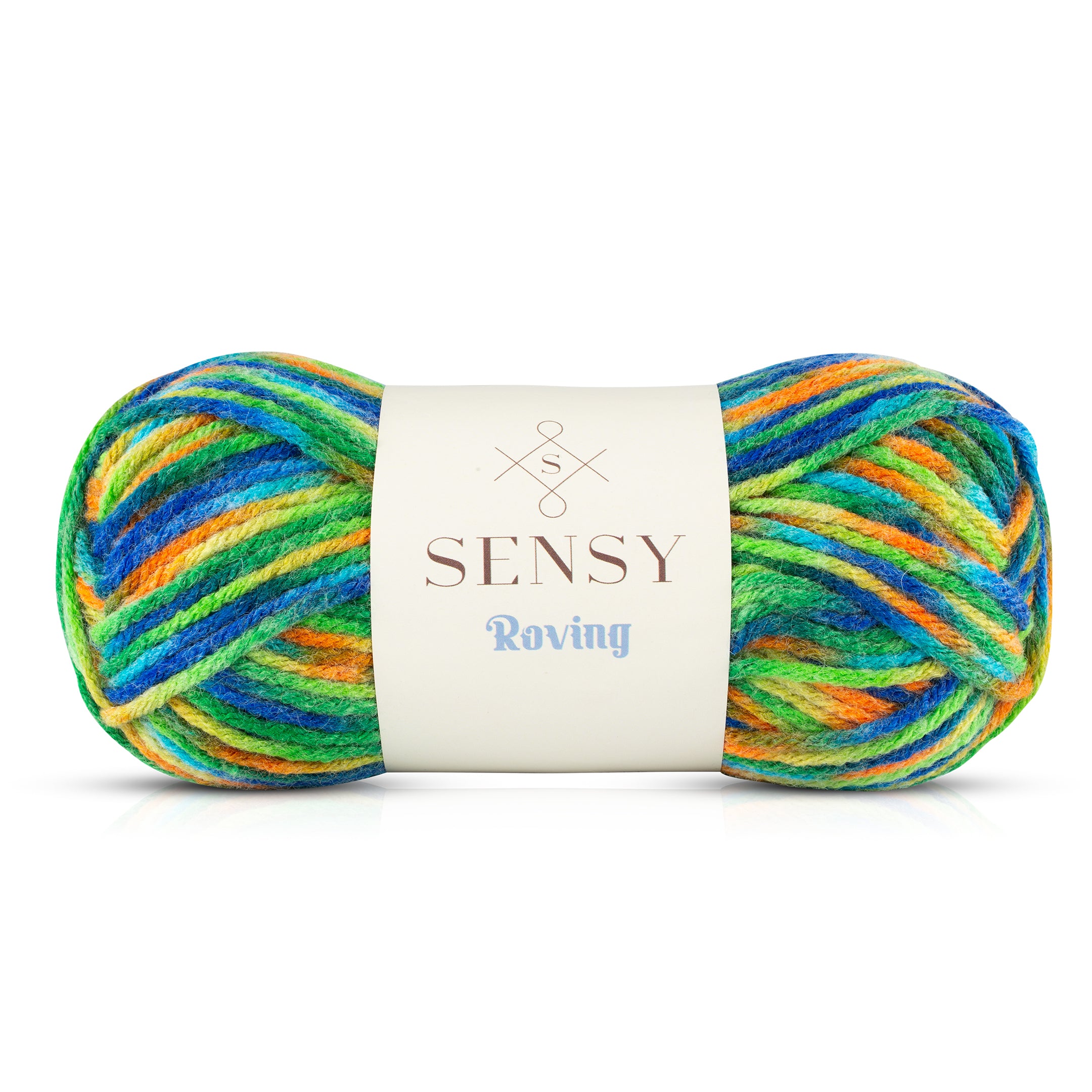 Sensy Roving Multi Color Yarn, 3.5 oz, 132 Yards, Gauge 5 Bulky ...