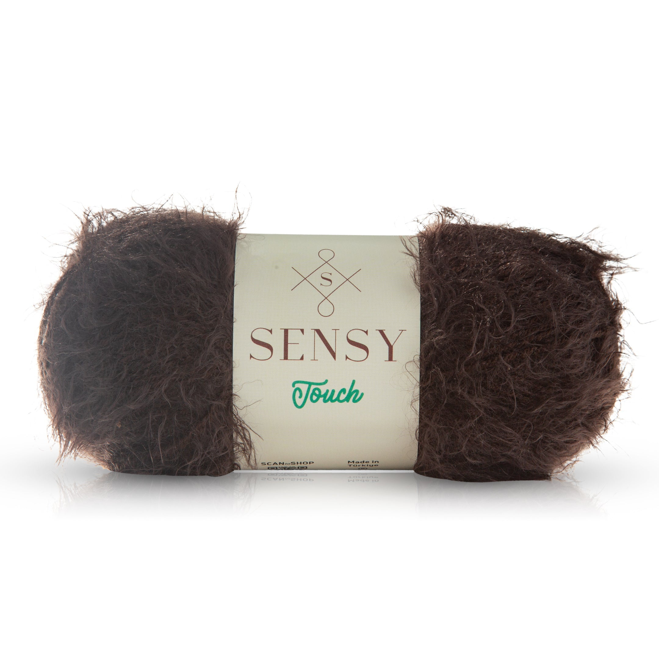 Sensy Touch Yarn, 3.5 oz, 268 Yards, Gauge 3 Light (Brown) - Walmart.com