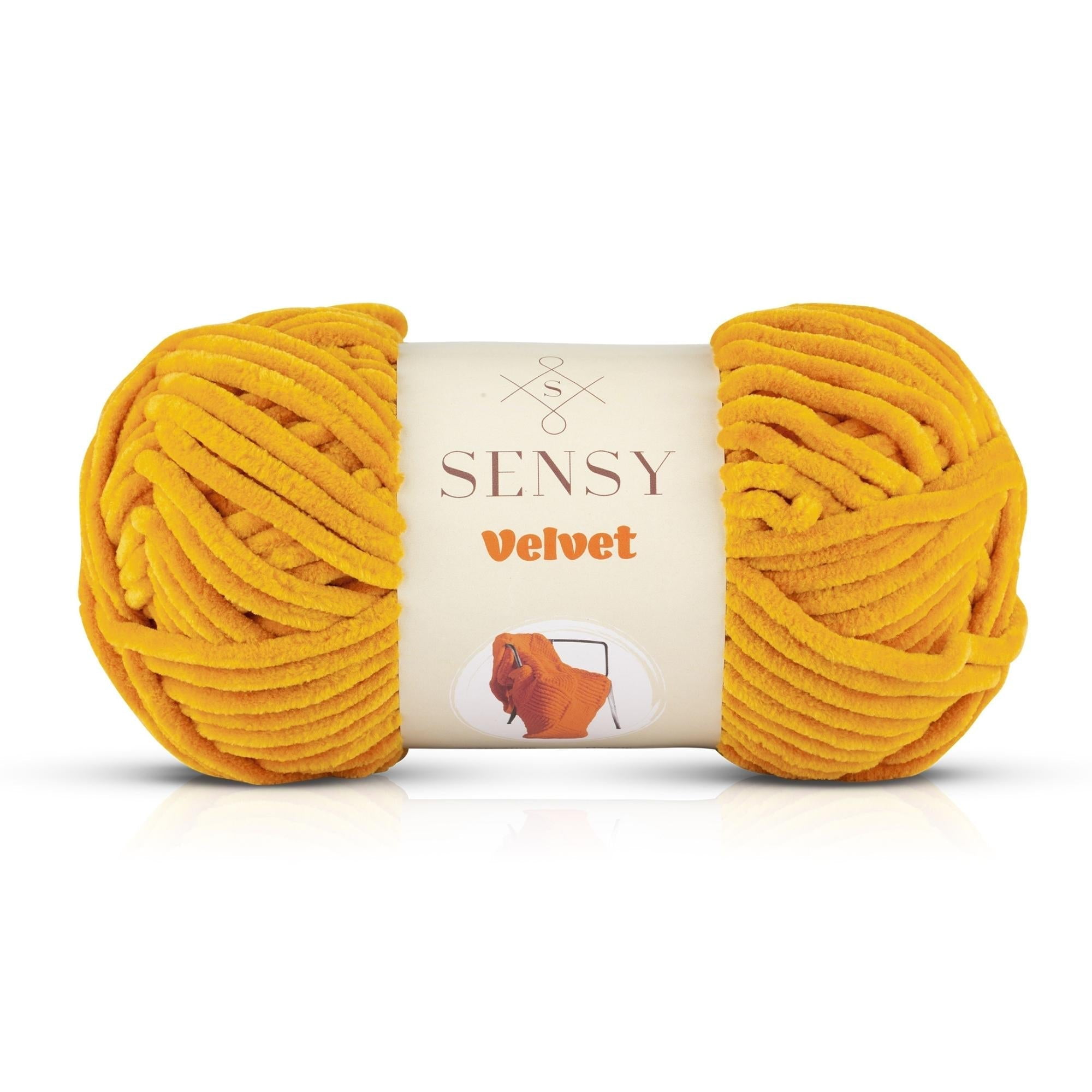 Sensy Velvet Yarn for Crocheting, Baby Blanket Yarn, Chenille Yarn ...