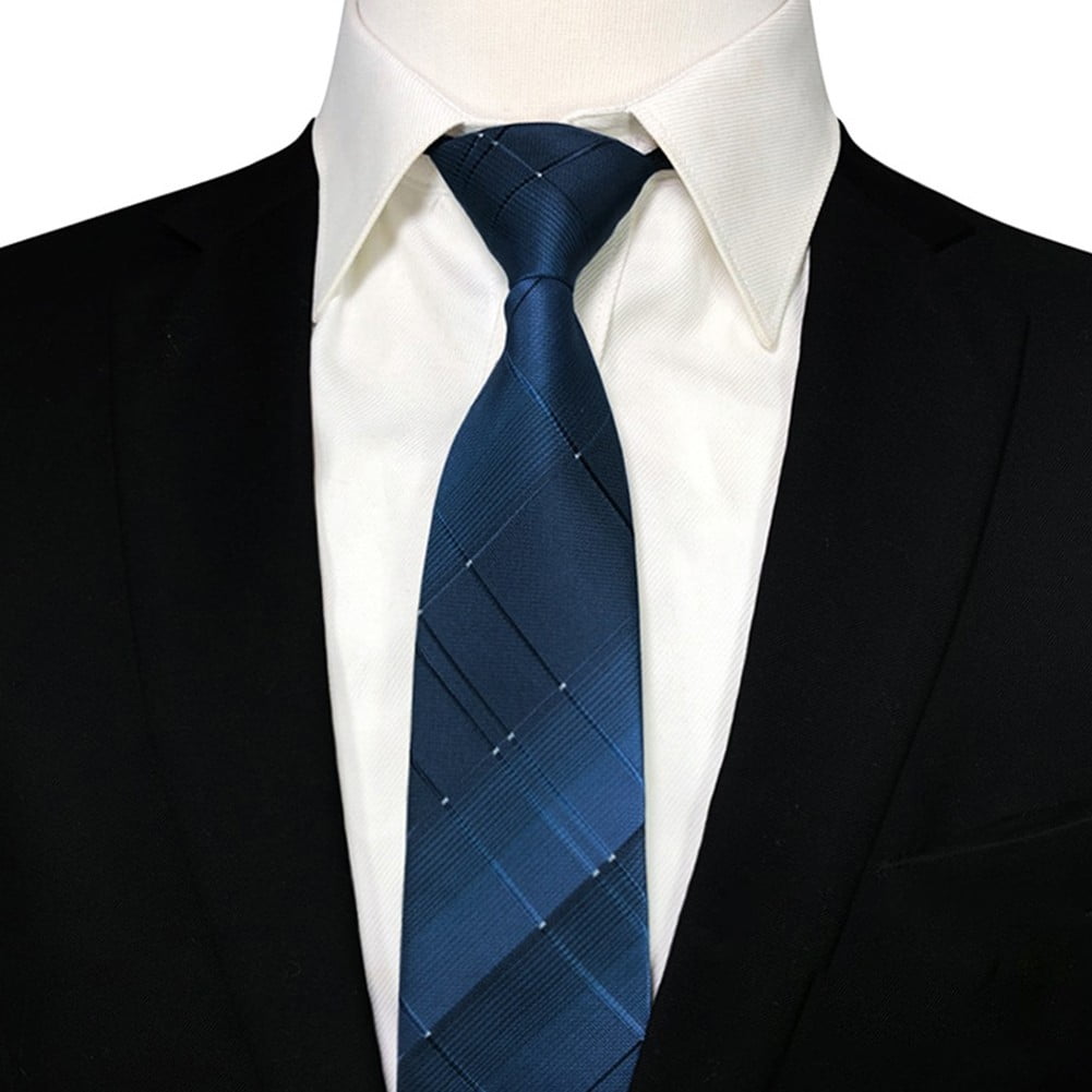 Sentaili Mens Ready Knot Pre Tied Formal Zip Tie Neck Wear Fashion ...