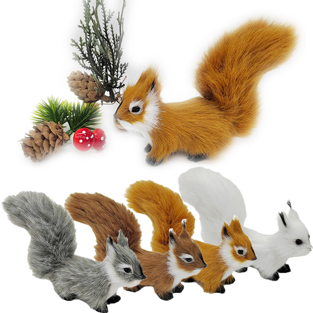 Sentaili Ornament Simulation Squirrel 12*3*8Cm Artificial Decoration ...