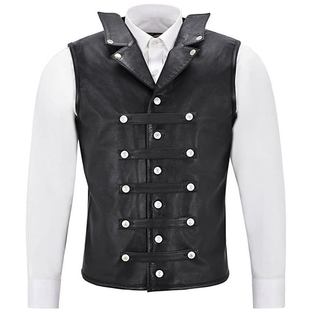 Sentaili Punk Rave Mens Steampunk Waistcoat Vest PU Gothic Victorian ... Sentaili Punk Rave Mens Steampunk Waistcoat Vest PU Gothic Victorian ...