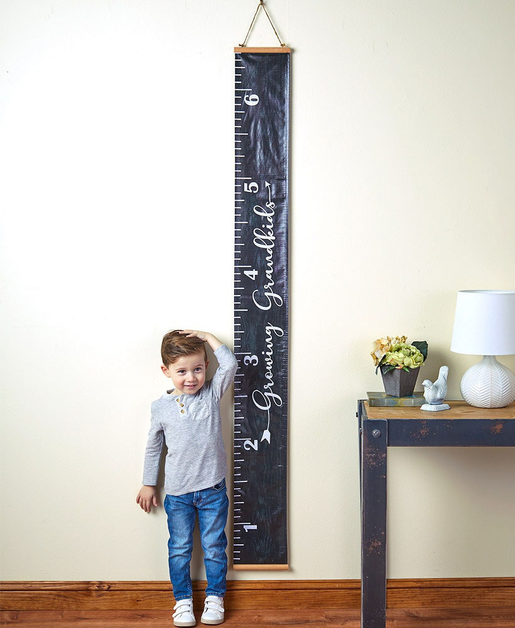 Sentiment Ruler Growth Chart - Kids' Wall Art Height Tracker - Growing ...