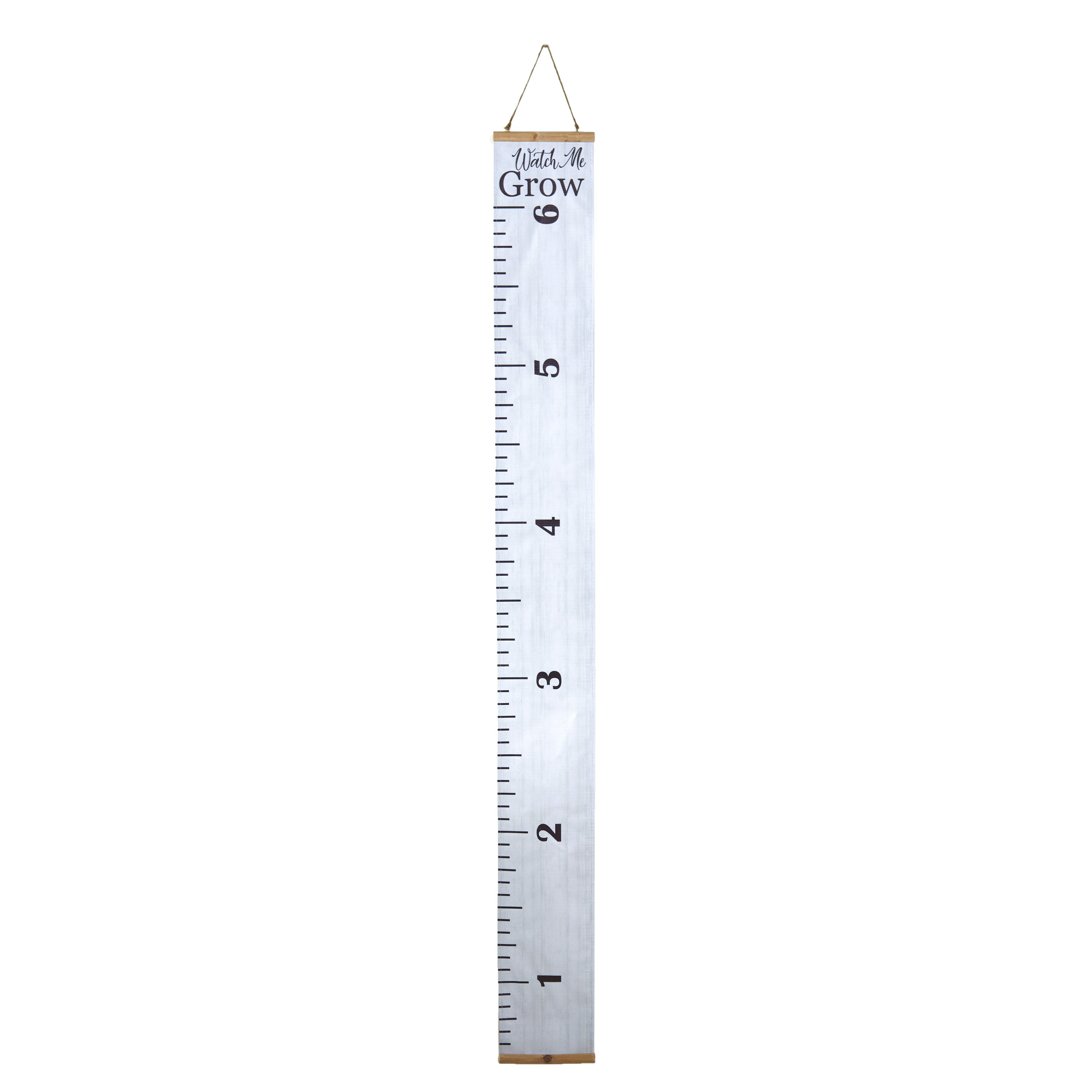 Sentiment Ruler Growth Chart - Kids' Wall Art Height Tracker - Watch Me ...