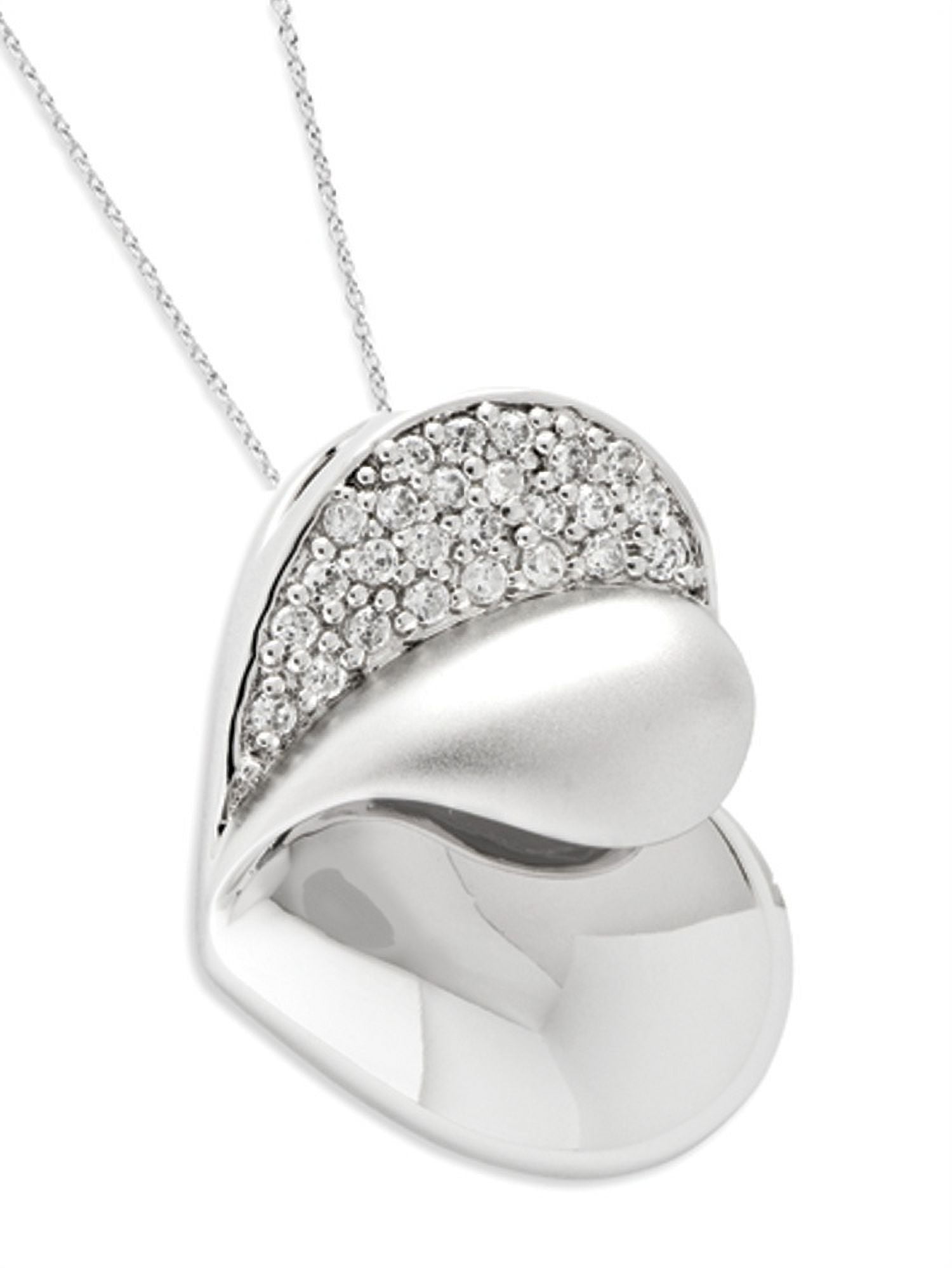 Sentimental Expressions Sterling Silver Rhodium-plated CZ Glimpse of my ...