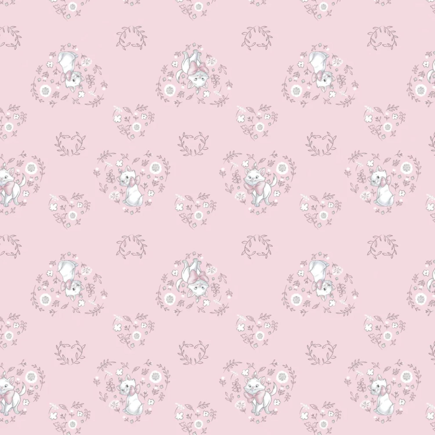 Sentimental Sweet Maria Aristocats Pink Flannel Fabric - Walmart.com