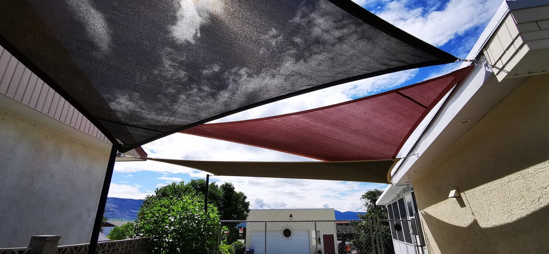 Sentinel Shade Systems TUNDRA SERIES Shade Sails - RIGHT ANGLE TRIANGLE ...