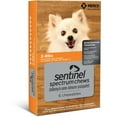 Sentinel Spectrum Chews for Dogs, 2-8lbs (Orange Box) - Walmart.com