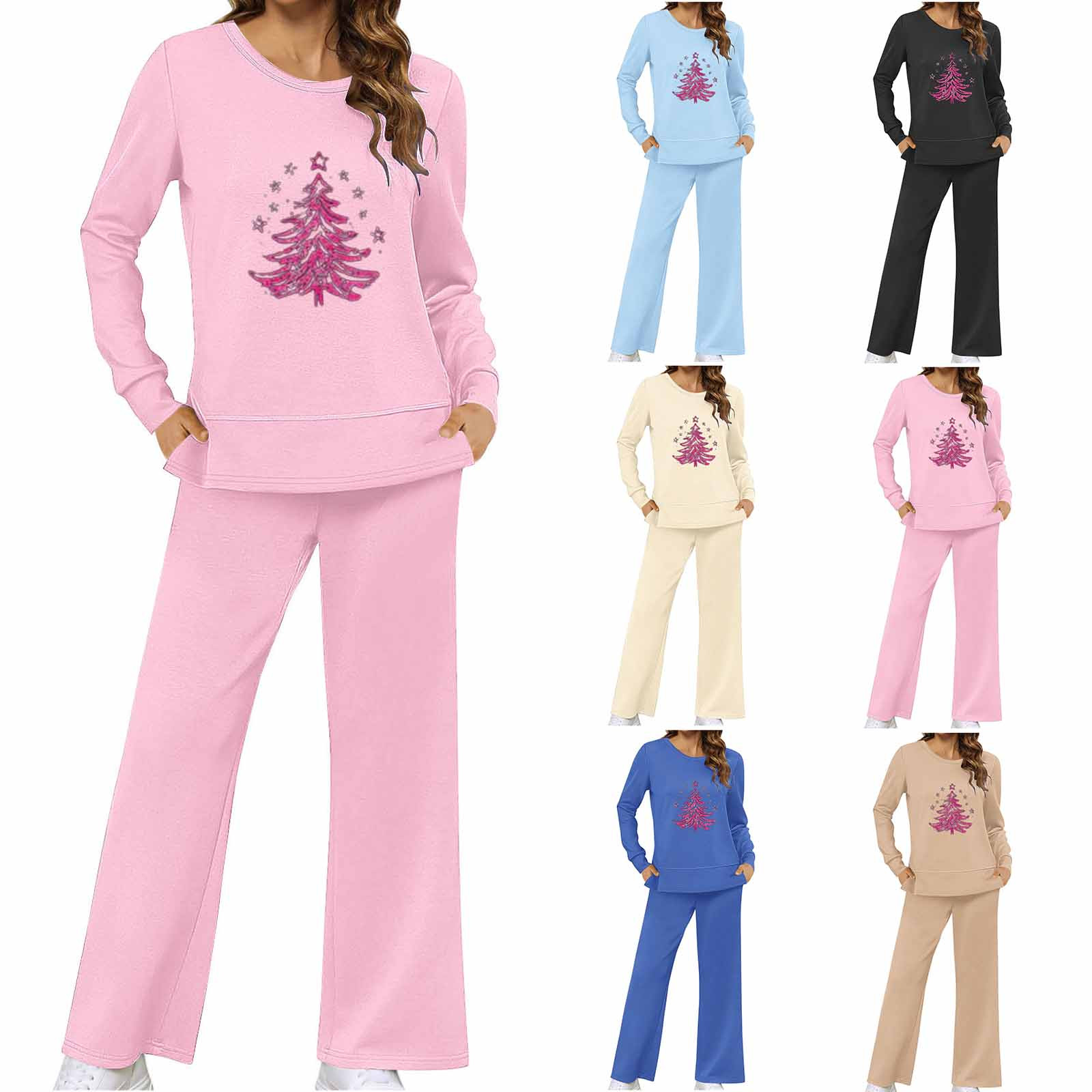 Sentmoon 2 Piece Sets for Women Fall Women's Tank Tops and Plus Size ...
