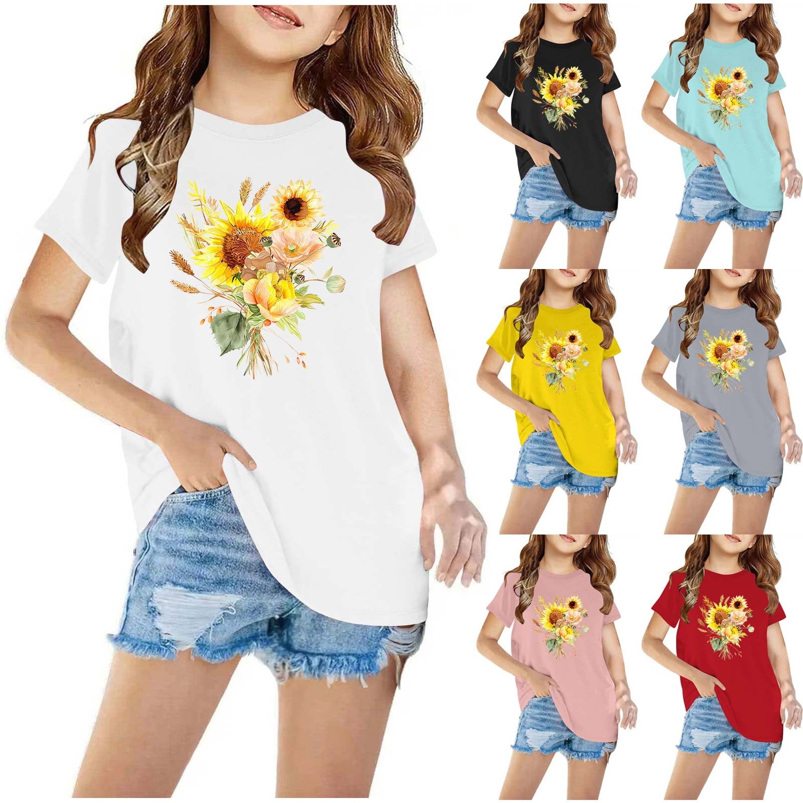 Sentmoon Clearance Items Tops for Girl Girls' Tops, Tees & Blouses ...