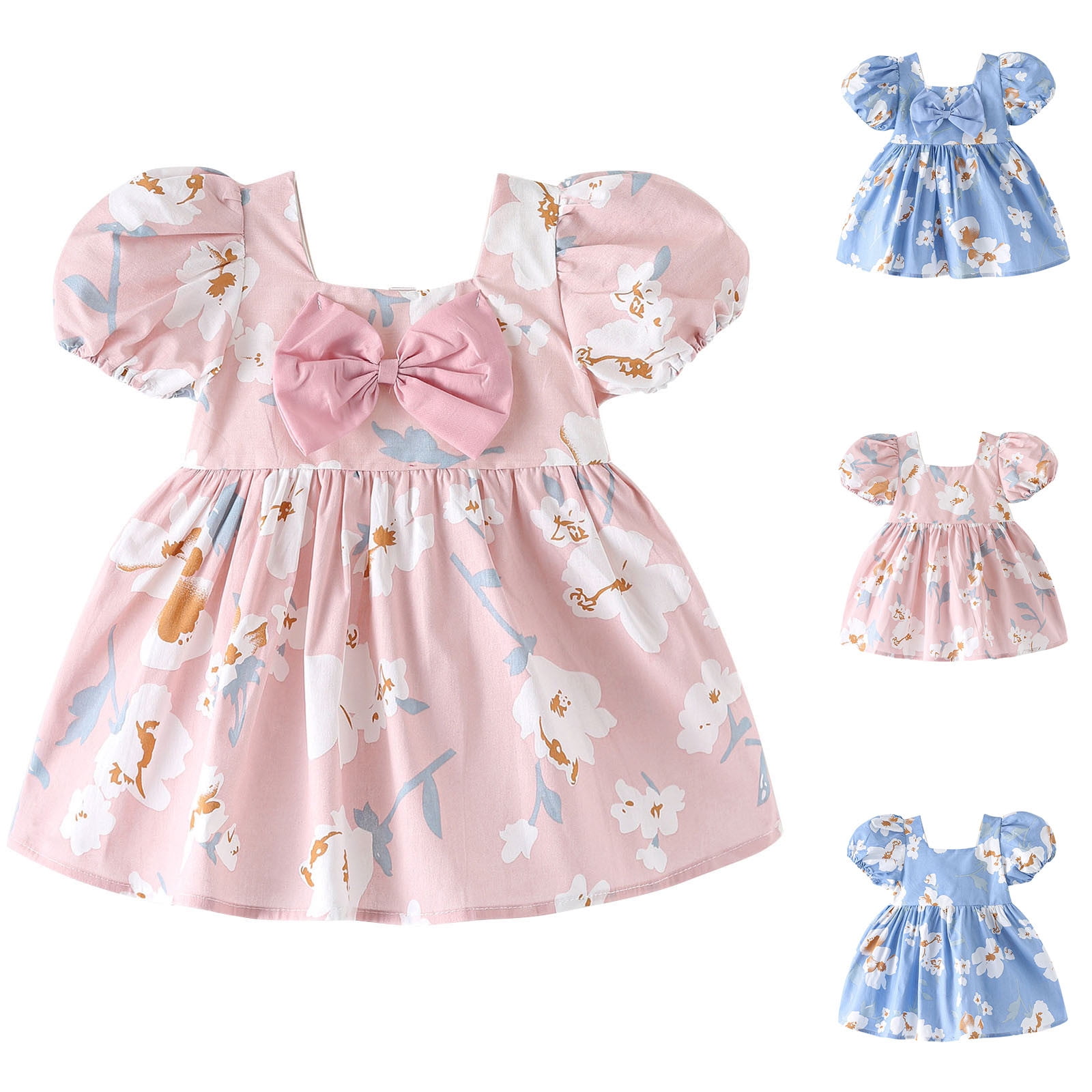 Sentmoon Girls Outfits Size 10-12 Summer Delightful Crew Neck Pleated ...
