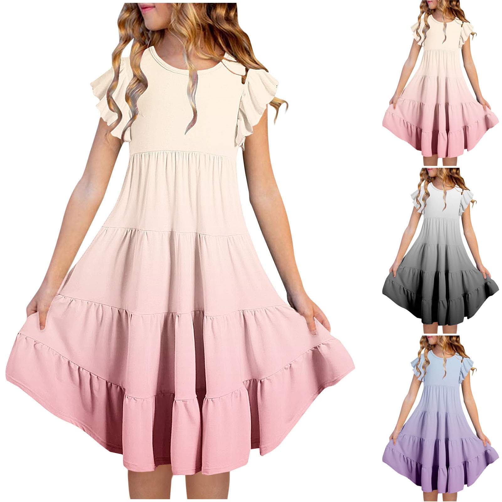 Sentmoon Graduation Dress for Girls 10-12 Trendy Crew Neck Kids Clothes ...