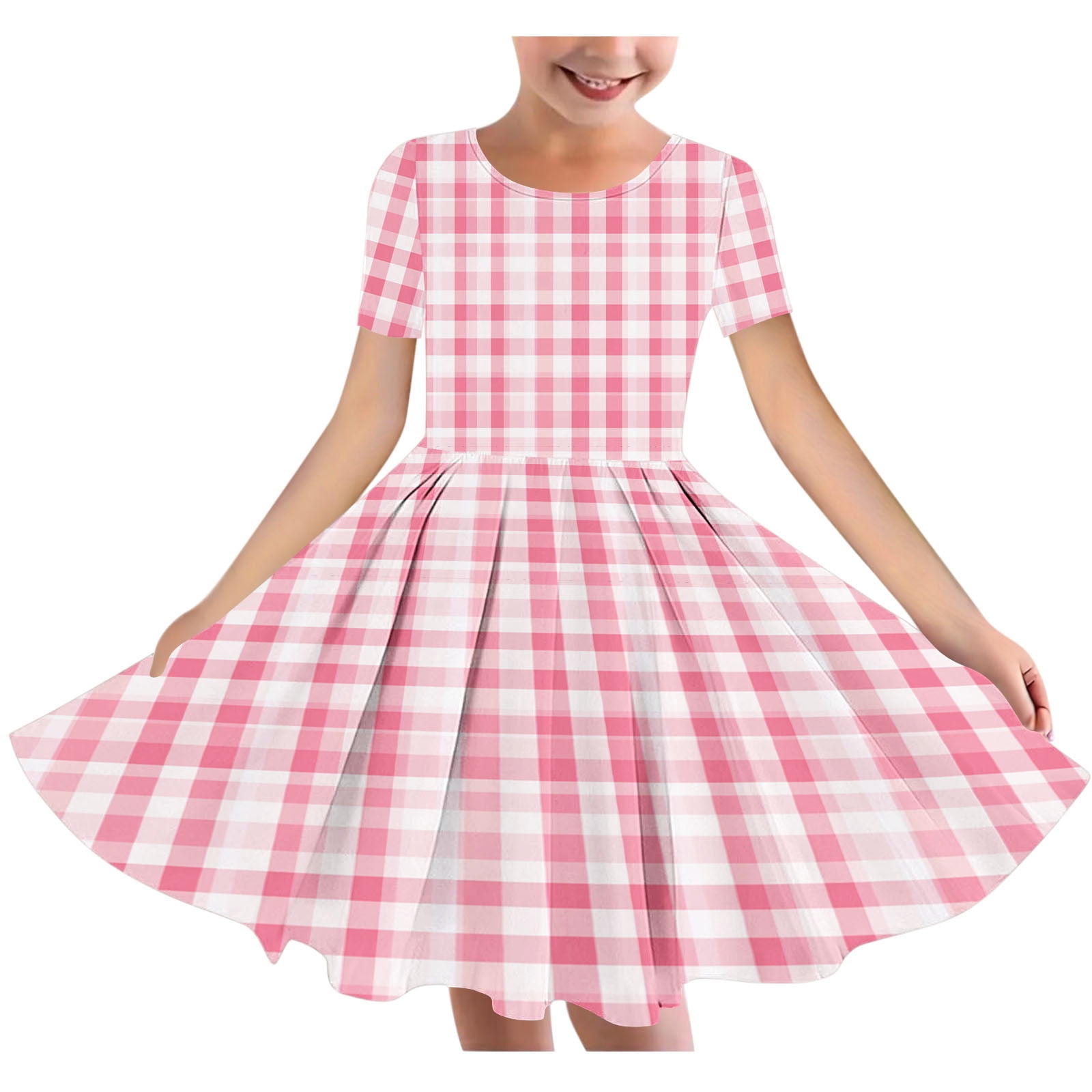Sentmoon Kids Graduation Dress Delightful Crew Neck Little Girl Dresses ...