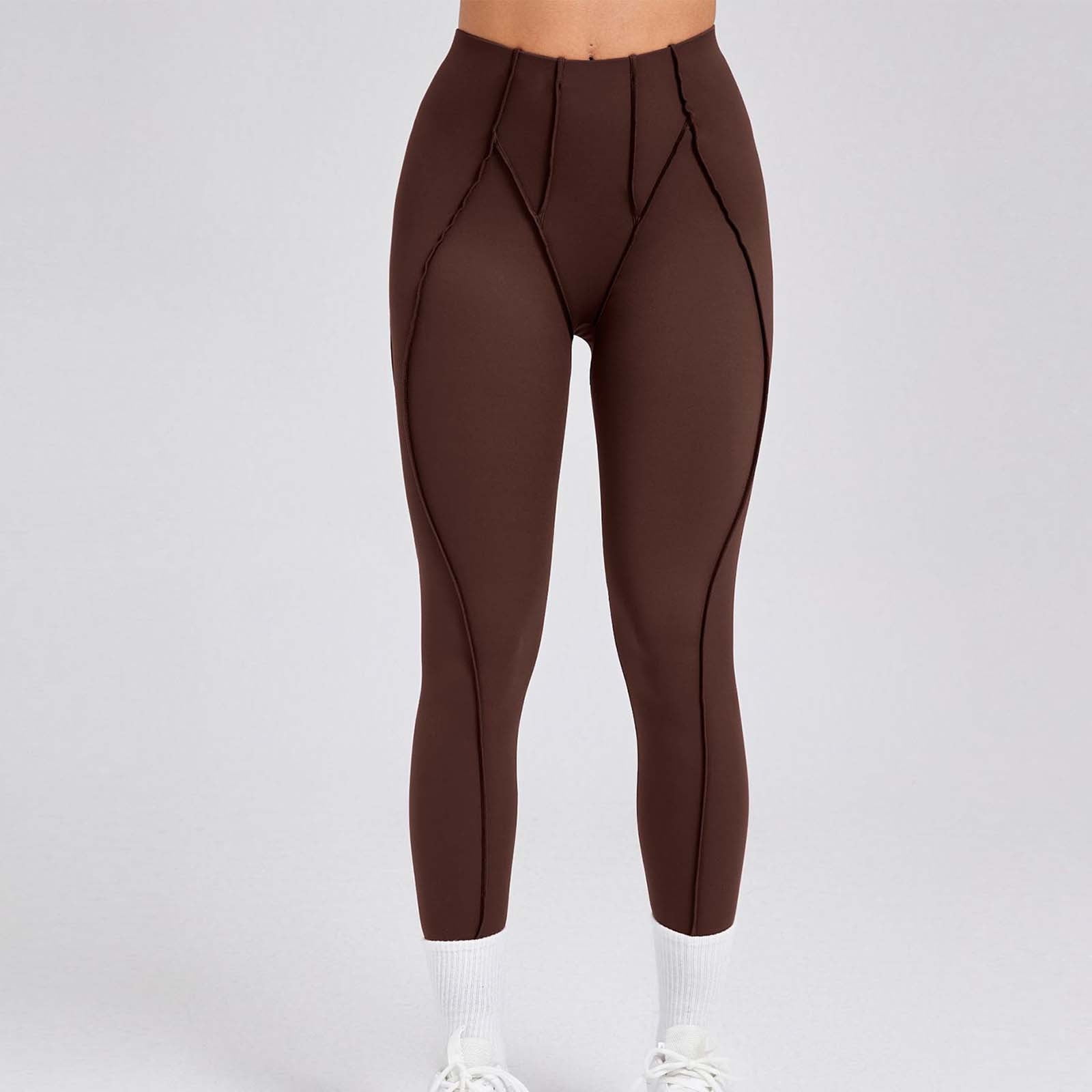 Sentmoon Leggings for Women Yoga Pants High Waist Tummy Control ...