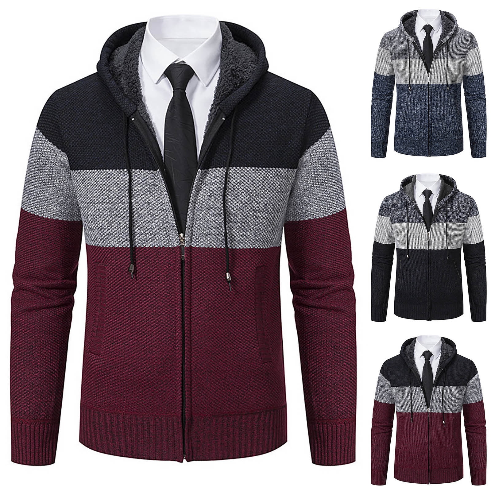 Sentmoon Men Fall Clothes Oversized Loose Long Sleeve Shirt for Men ...