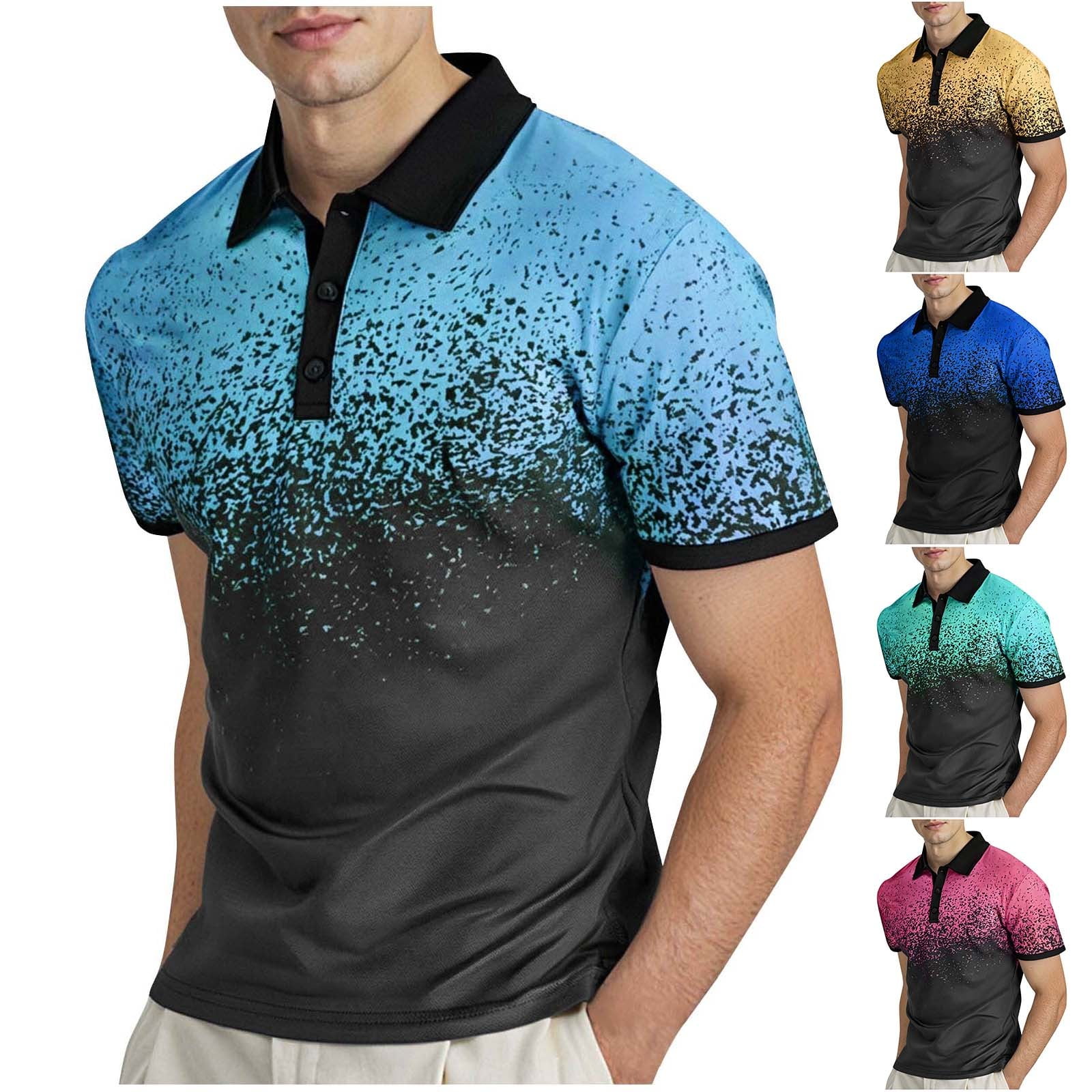 Sentmoon Outfits for Mens Oversized Relaxed Turndown Collar Short ...