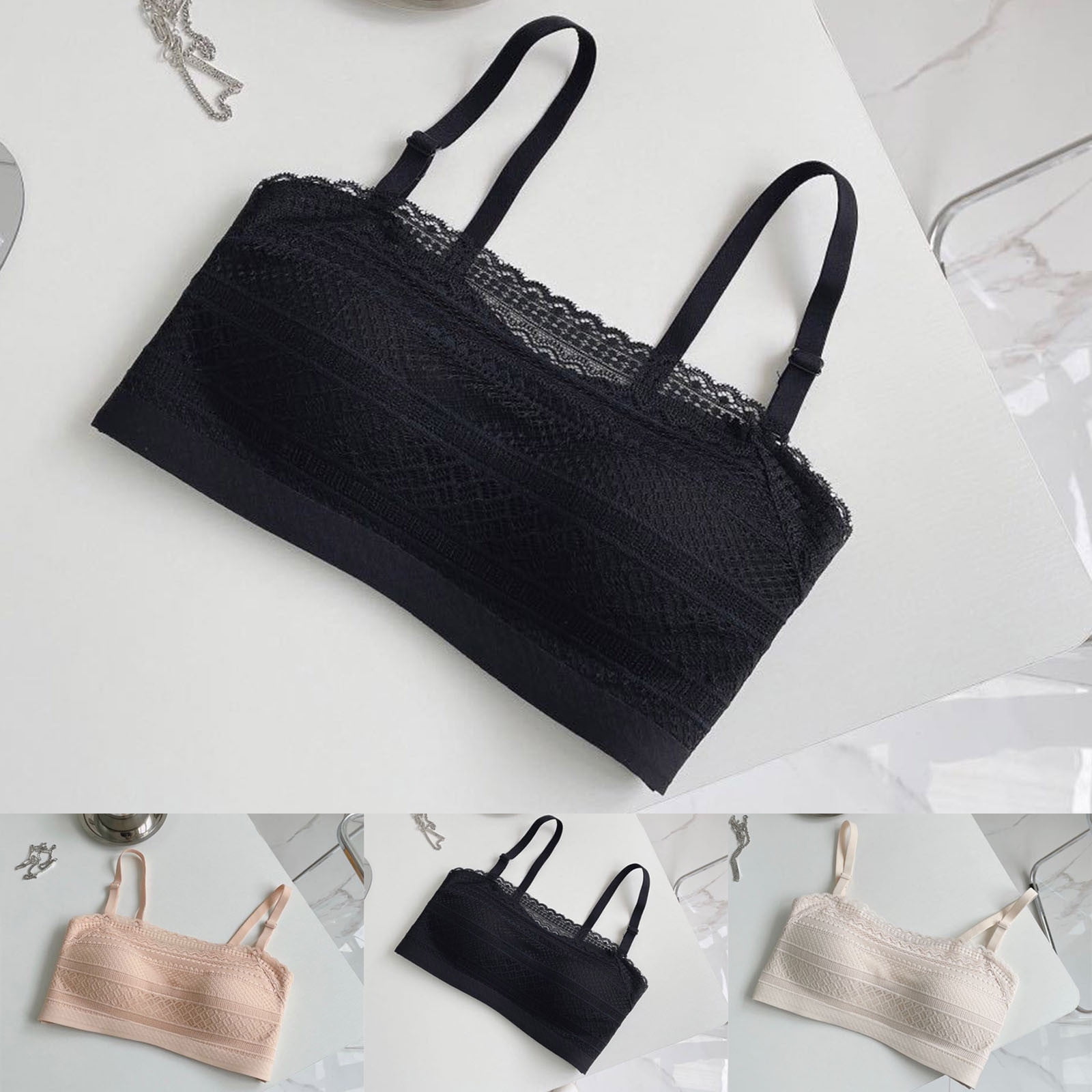 Sentmoon Push Up Bras for Women Lace Bras for Women Lift No Underwires ...