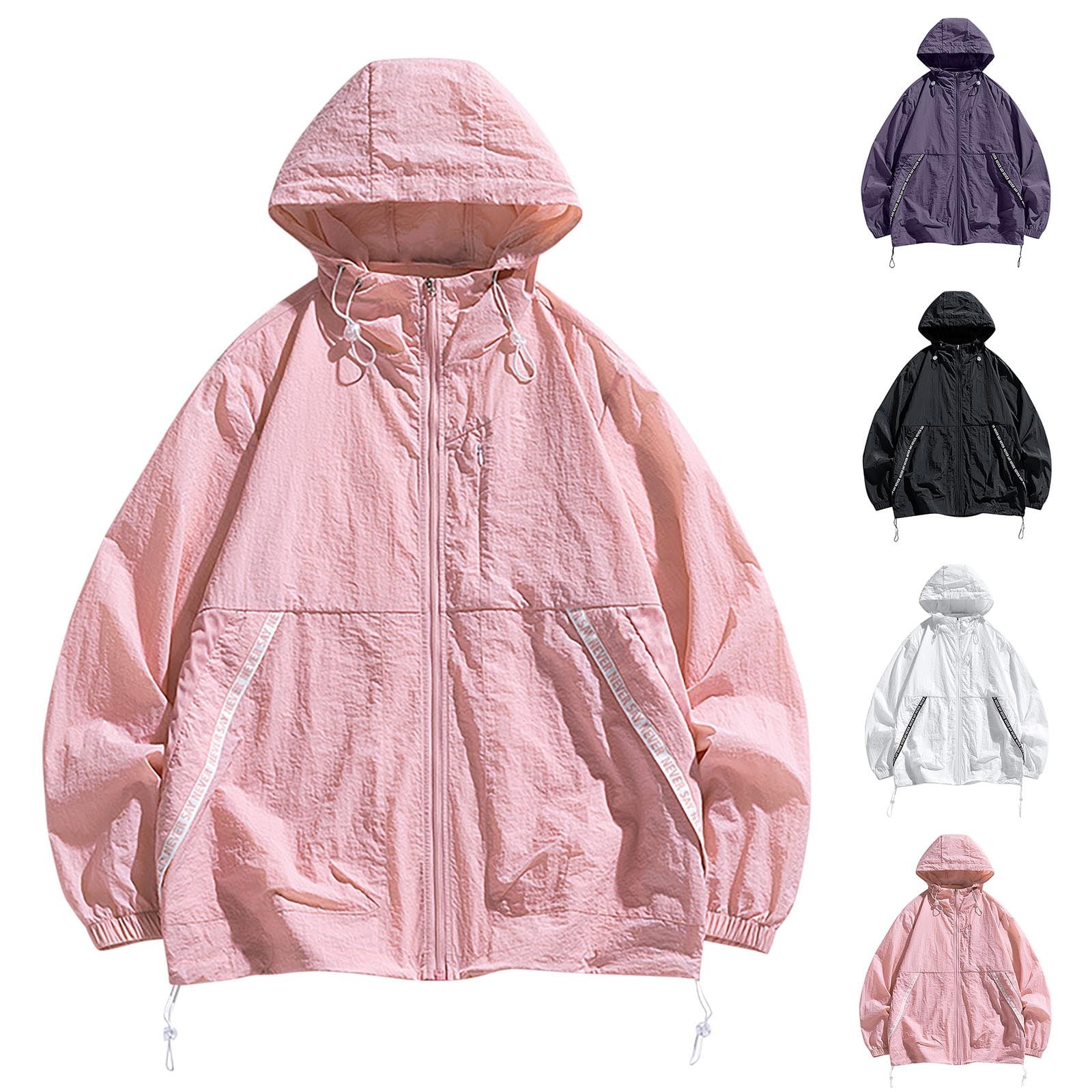Sentmoon Rashs Guard for Men Hooded Neck Men's Jackets Zipper Detail ...