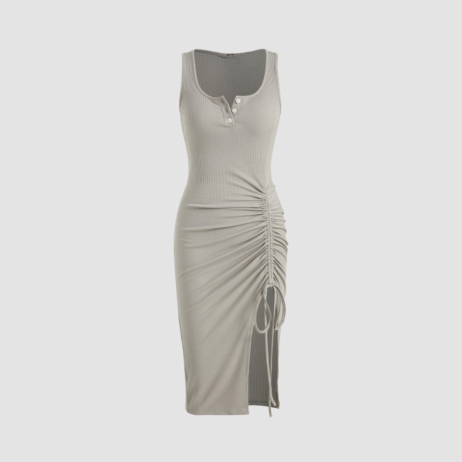 Sentmoon Sexy Sheath Dress Fall Dresses for Women 2024 Slim Drawstring ...