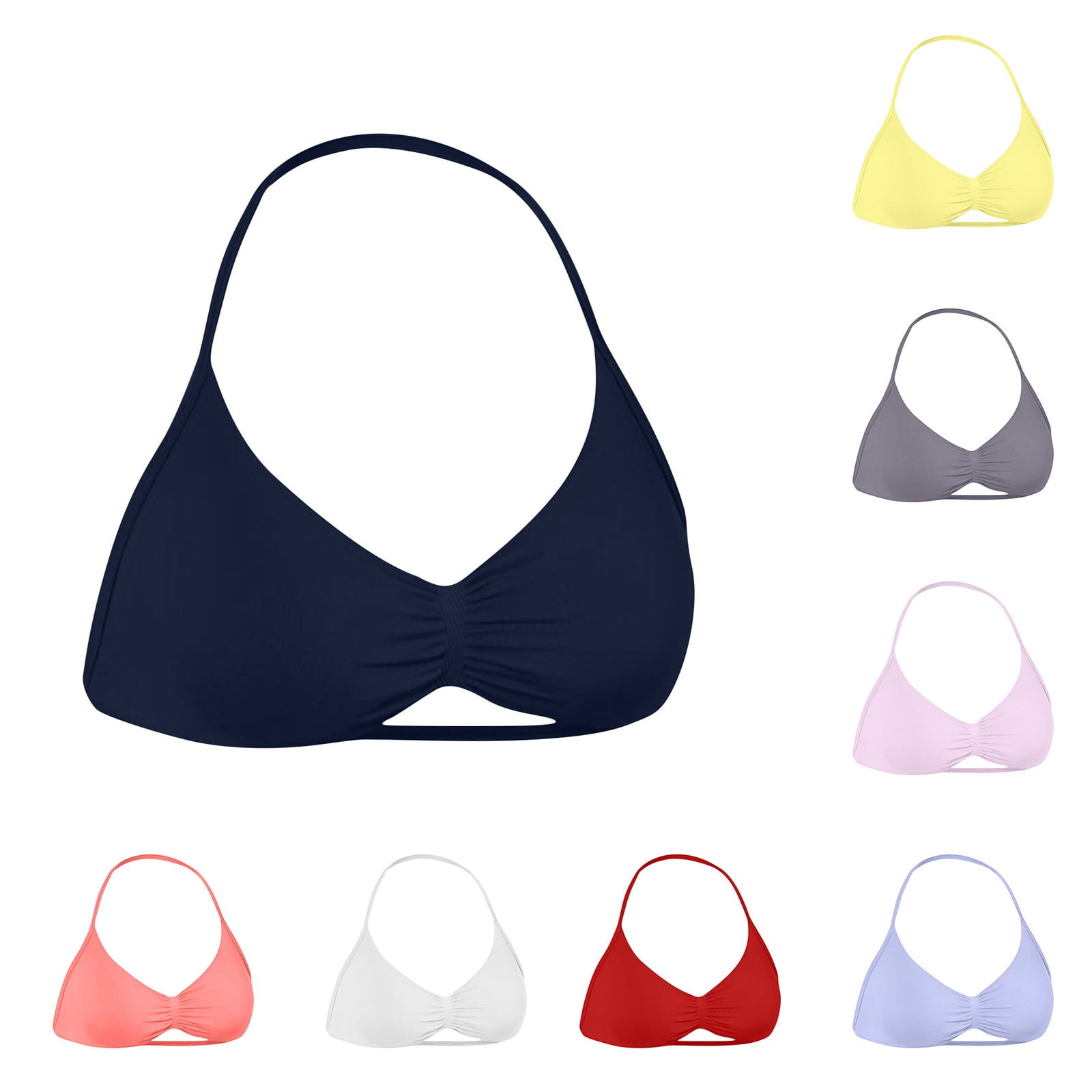 Sentmoon Sports Bras Oversized Push up No-Slip Seamless Bras for Women ...