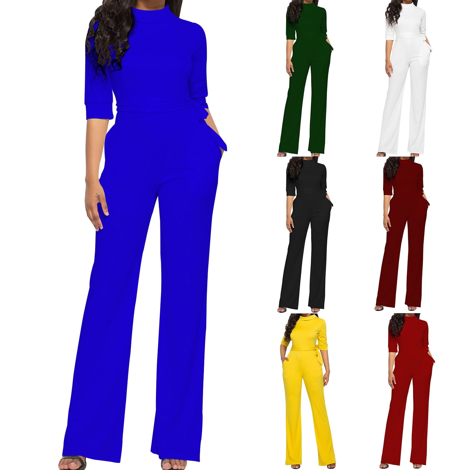 Sentmoon Summer Rompers for Women 2026 Jumpsuits for Women Collar Solid ...