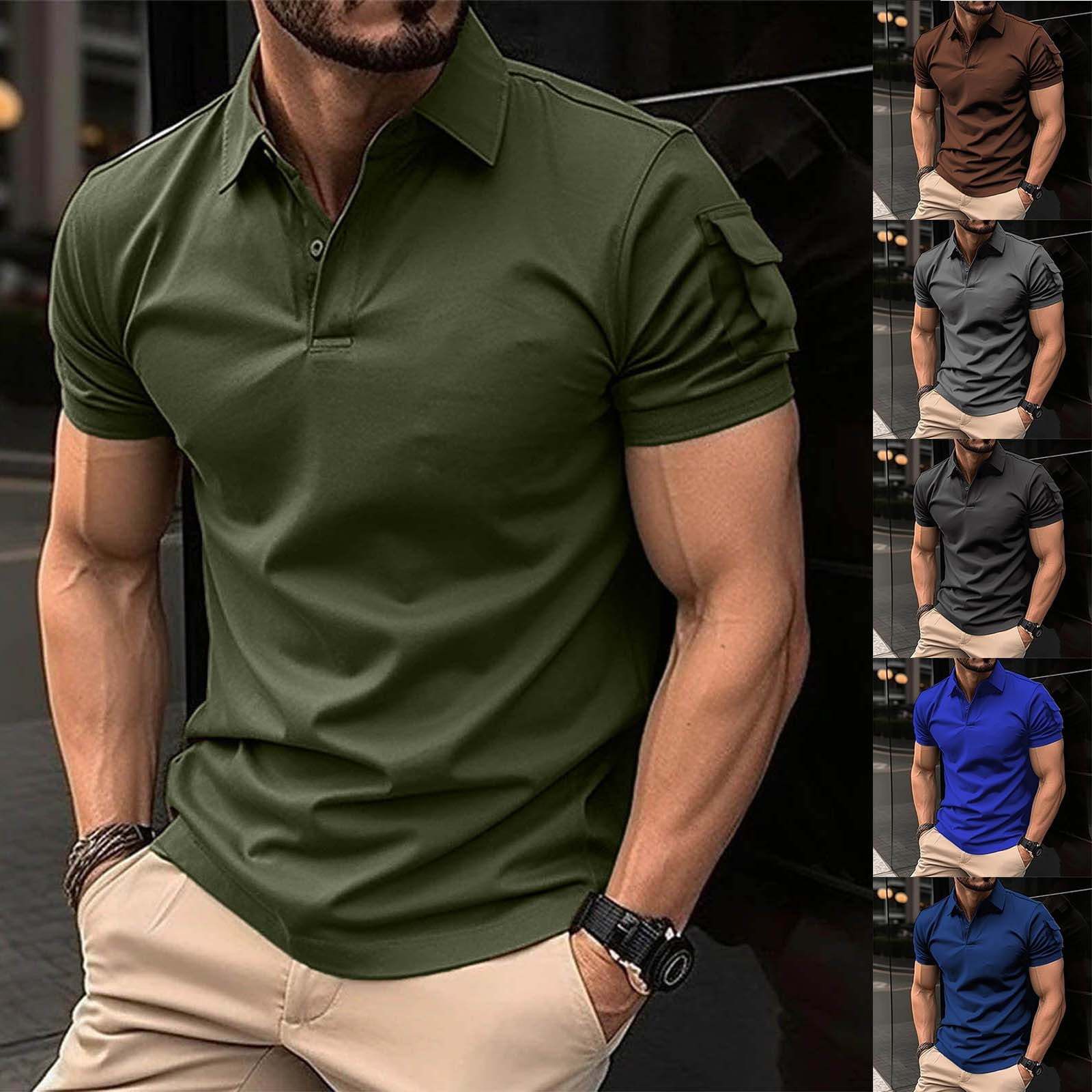 Sentmoon Tshirt Oversized Relaxed Turndown Collar Short Sleeve Trendy ...