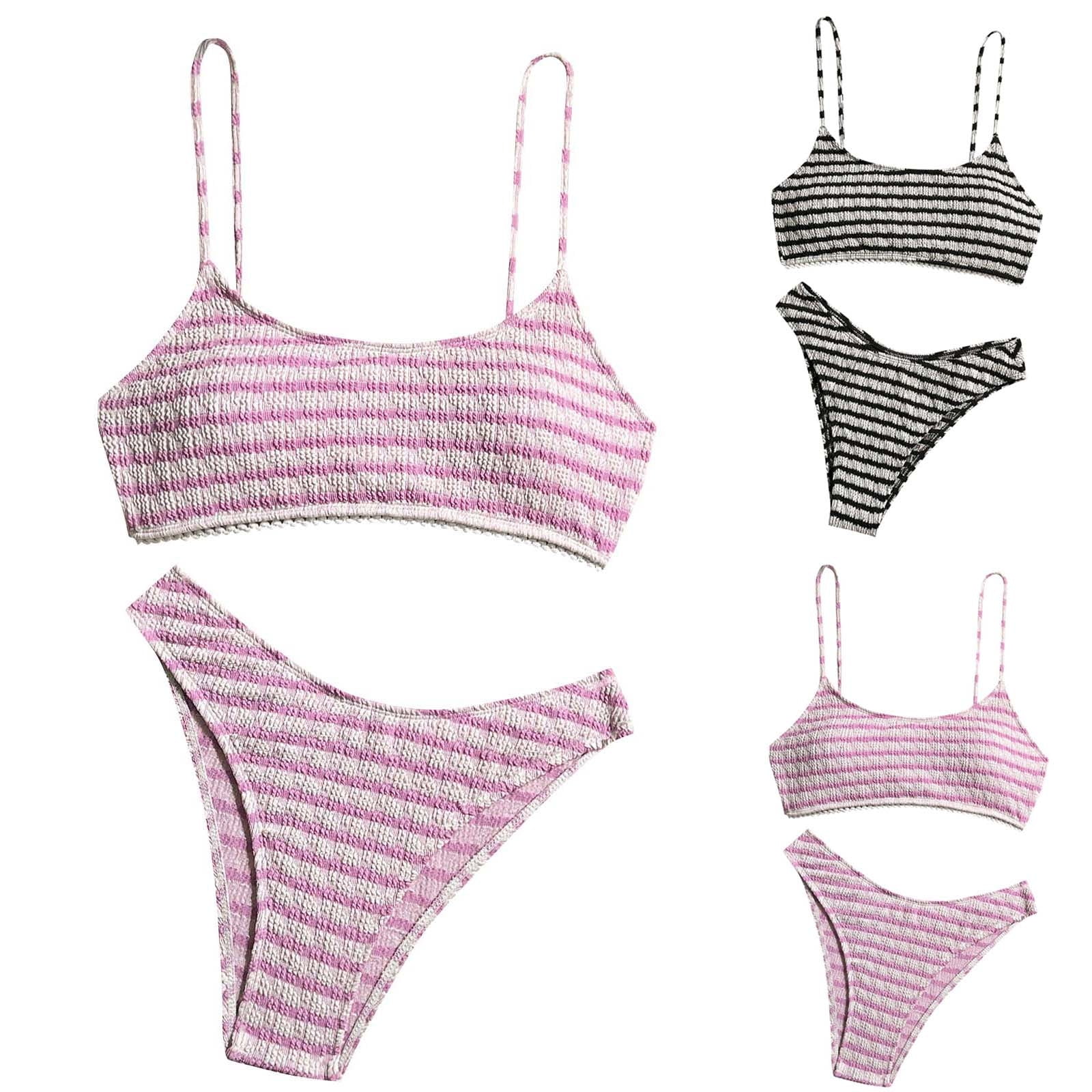 Sentmoon Two Piece Swimsuit Bikinis Oversized Swimsuit for Women High ...
