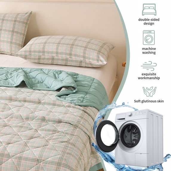 Sentmoon Washed Summer Quilt Summer Cool Quilt Air Conditioning Quilt ...