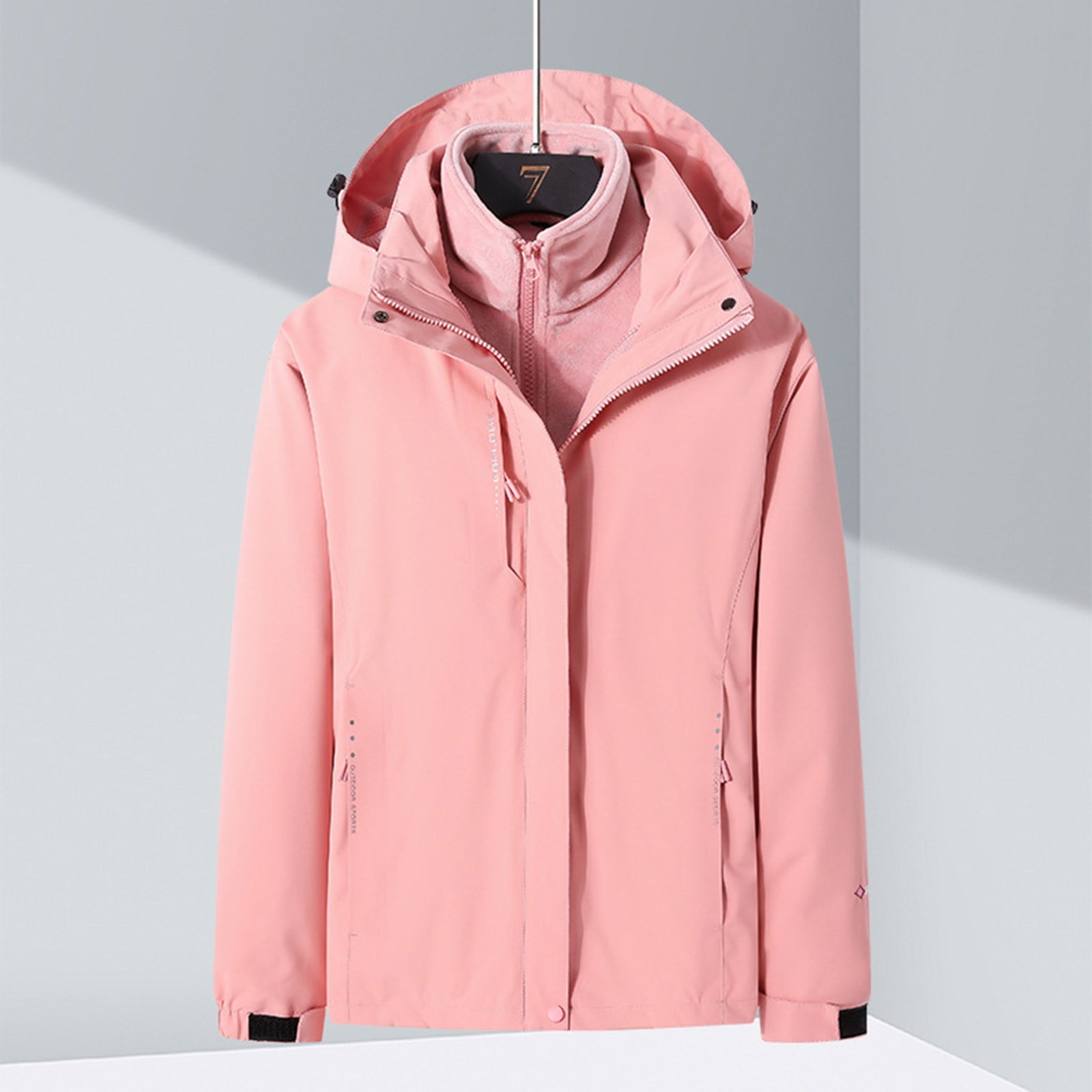 Sentmoon Windbreaker Rain Jacket Raincoat Hardshell Jacket Long Sleeve ...