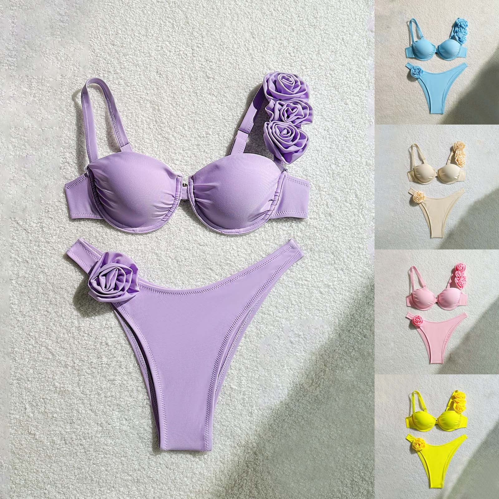 Sentmoon Women Bikini Set Women Swimsuit Oversized Women's Bathing ...