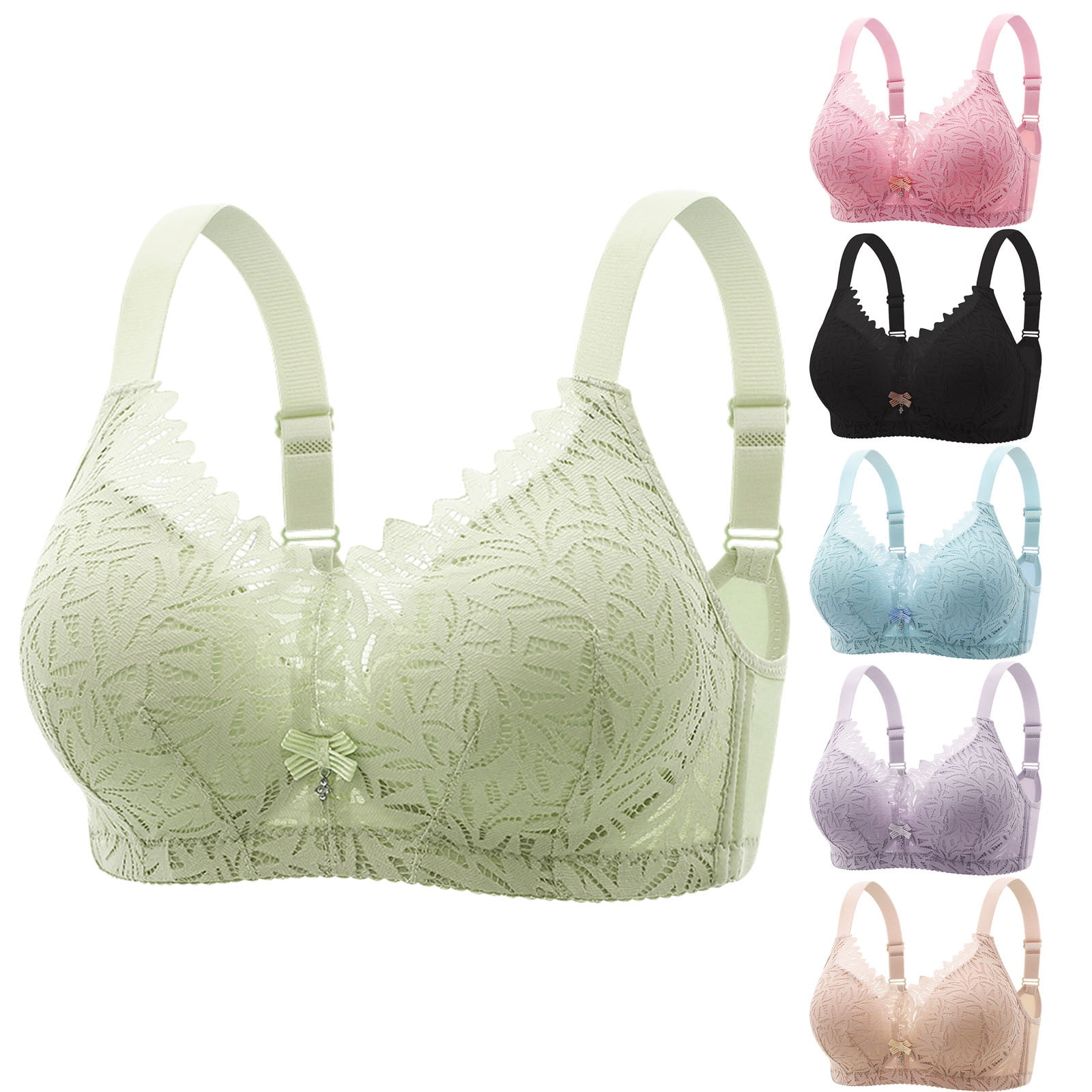 Sentmoon Womens Bras Oversize Full Coverages Sleep Sports Bra No ...