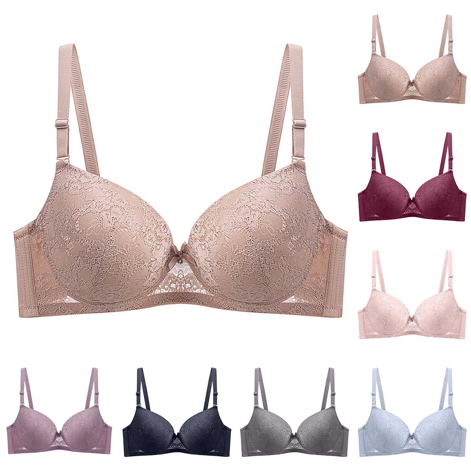 Sentmoon Womens Bras Plus Size Full Coverages Wireless Bras for Women ...