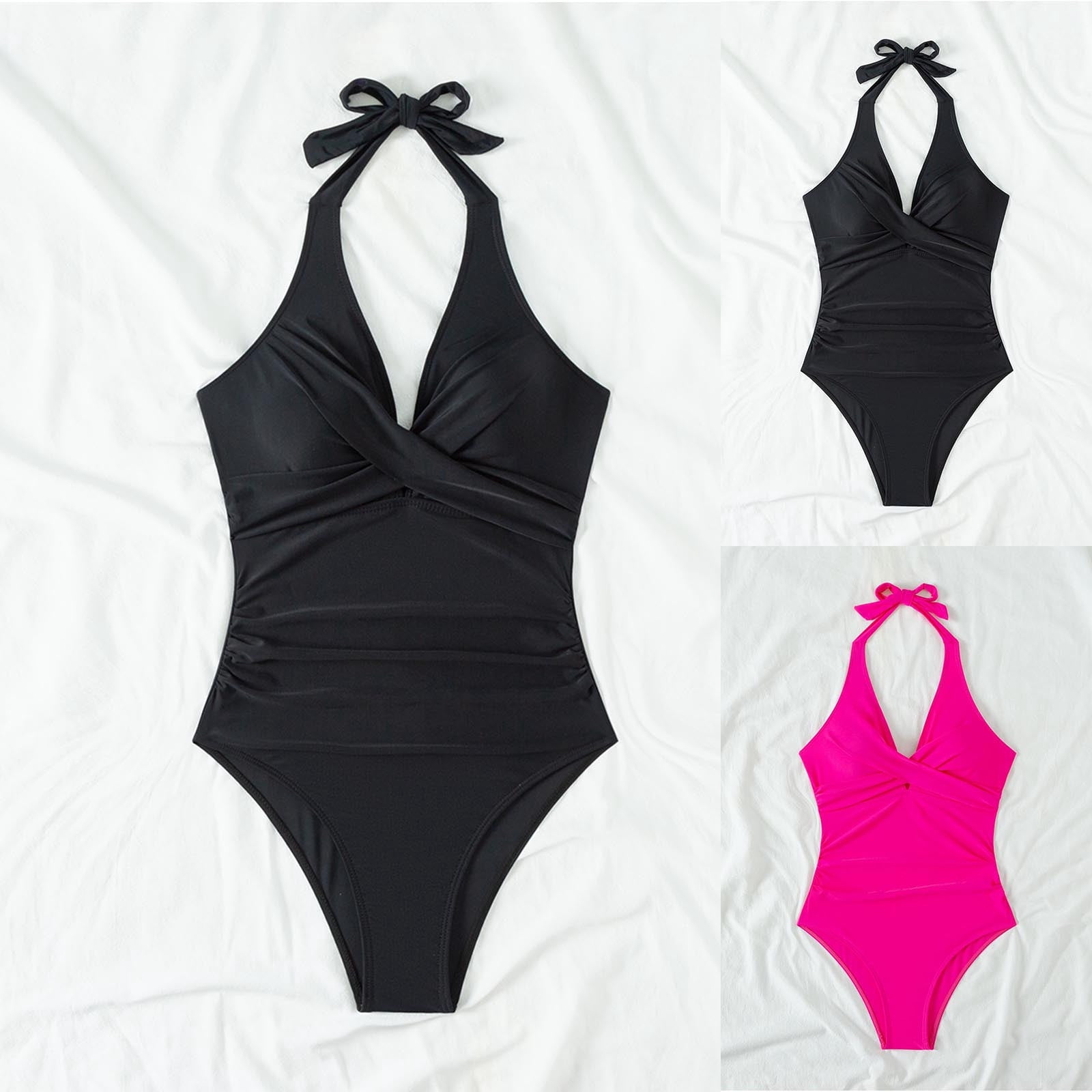 Sentmoon Womens Plus Size Swimsuit High Cut Women's Bikini Swimsuits ...