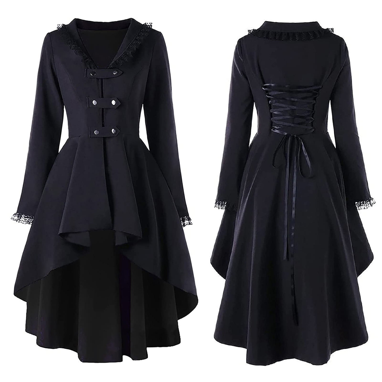 Sentmoon Wrap Trench Coat for Women 2024 Lace Long Sleeve Oversized ...