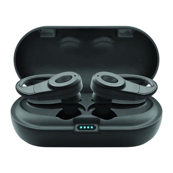 Sentry BT998 True Wireless Earhooks W Charge Case Blk - Walmart.com