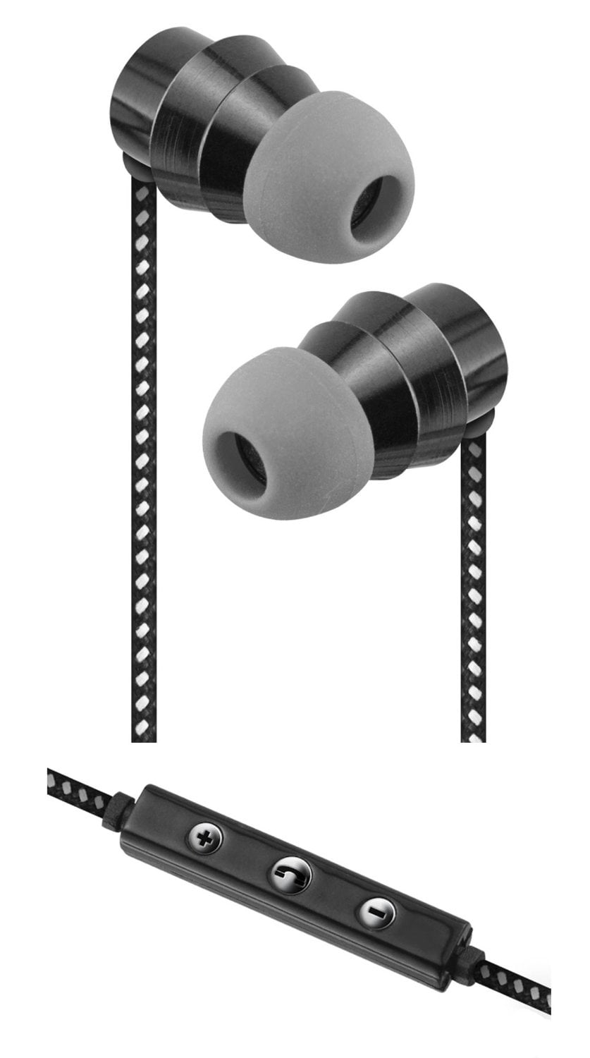 Sentry Pro Series Premium Cloth Cord Ear Buds with Case, Black, H4000 ...