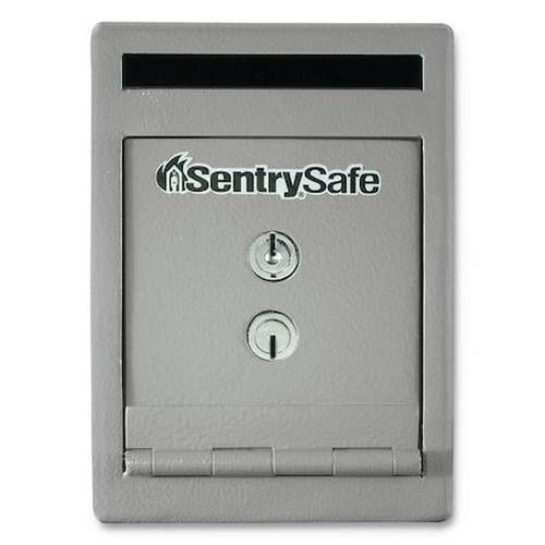 Sentry Safe Drop Slot Depository Safe, with Dual-key 20 lbs lb, Silver ...