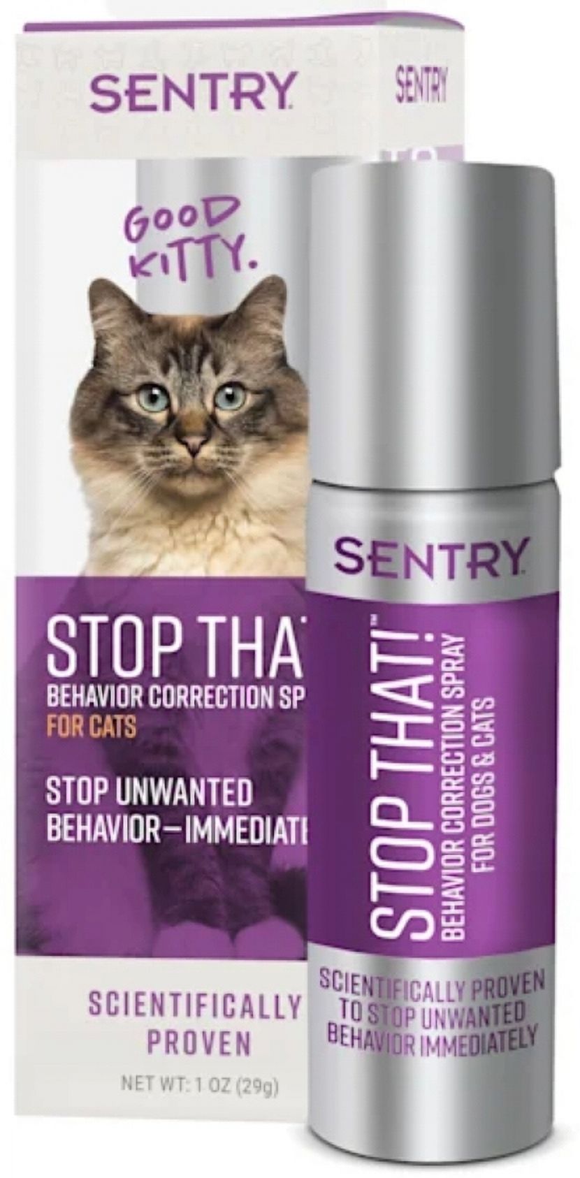 Sentry Stop That! Behavior Correction Spray for Cats 1 oz - Walmart.com