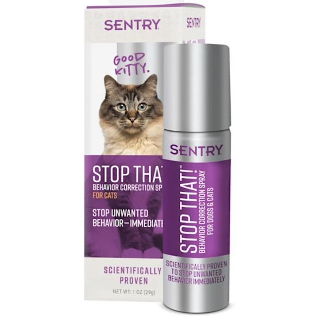 Sentry Stop That! Behavior Correction Spray for Cats 1 oz - Walmart.com