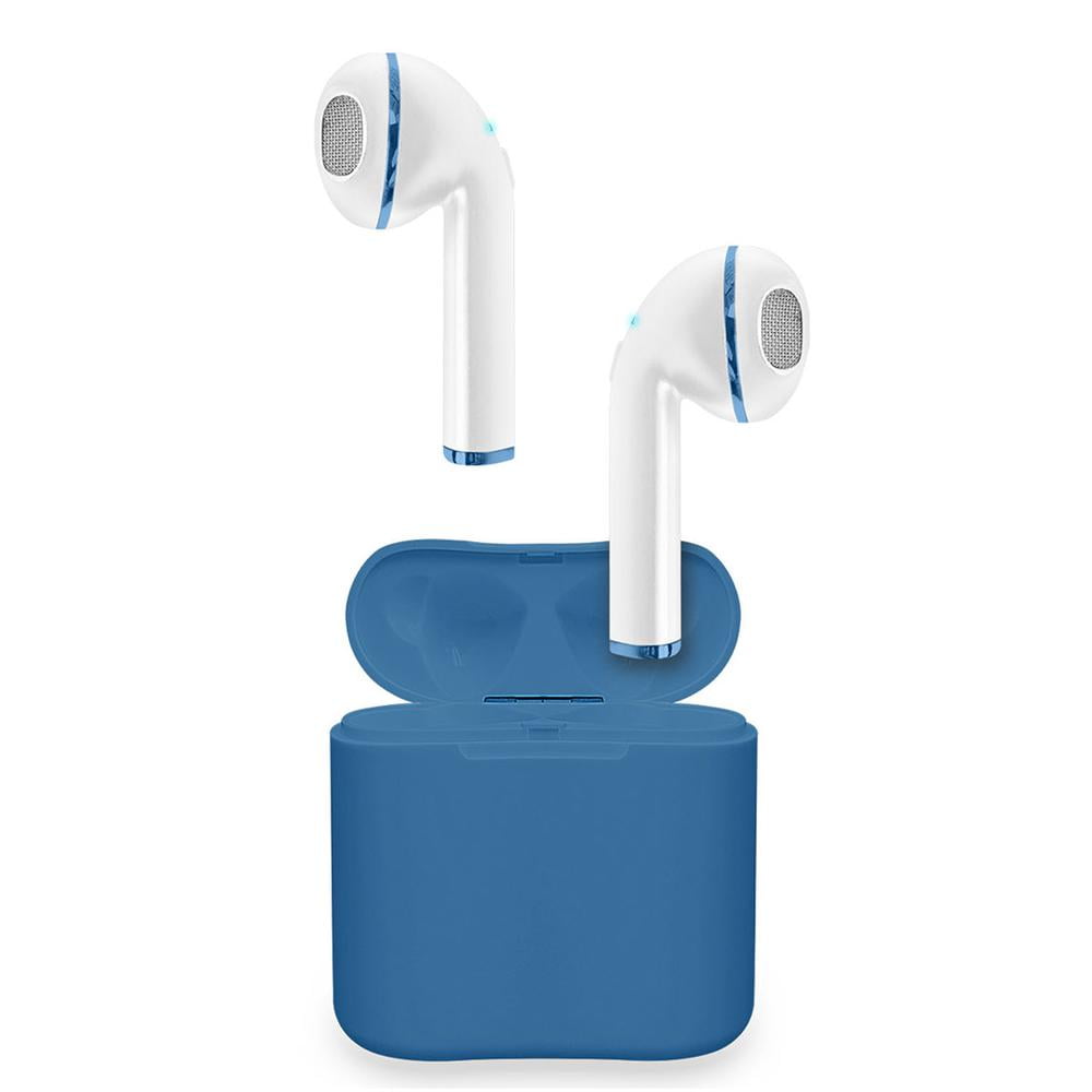 Sentry True Wireless Earbuds, Navy Blue, Charging Case, Bluetooth ...