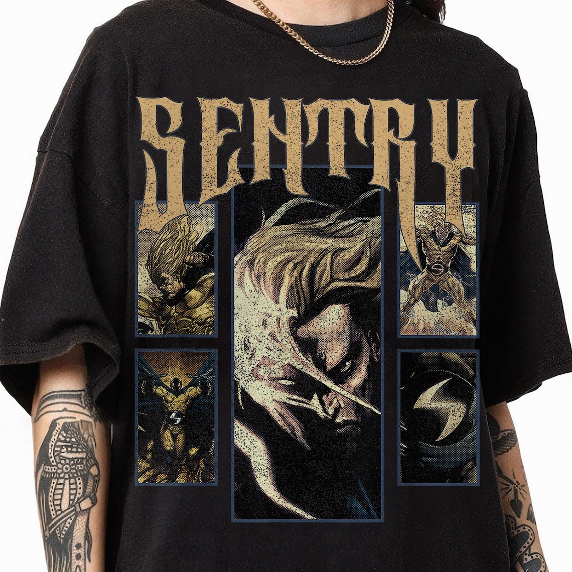 Sentry Vintage ThunderboltsT- Shirt, Thunderbolts shirt, Lewis Pullman ...