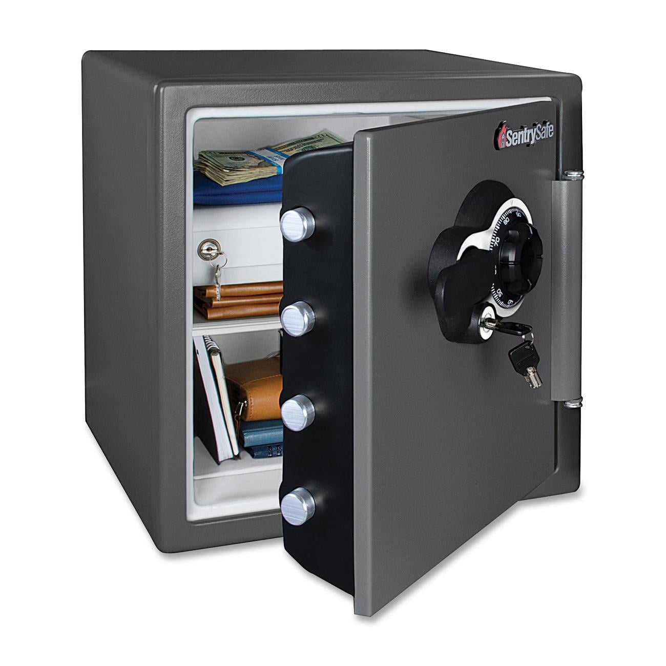 SentrySafe 1.2 cu. ft. Waterproof and Fire Resistant Combination Safe ...
