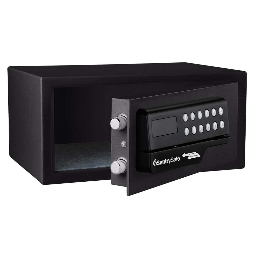 SentrySafe H060ES Digital Small Safe with Card Swipe Digital Lock, 0.41 ...