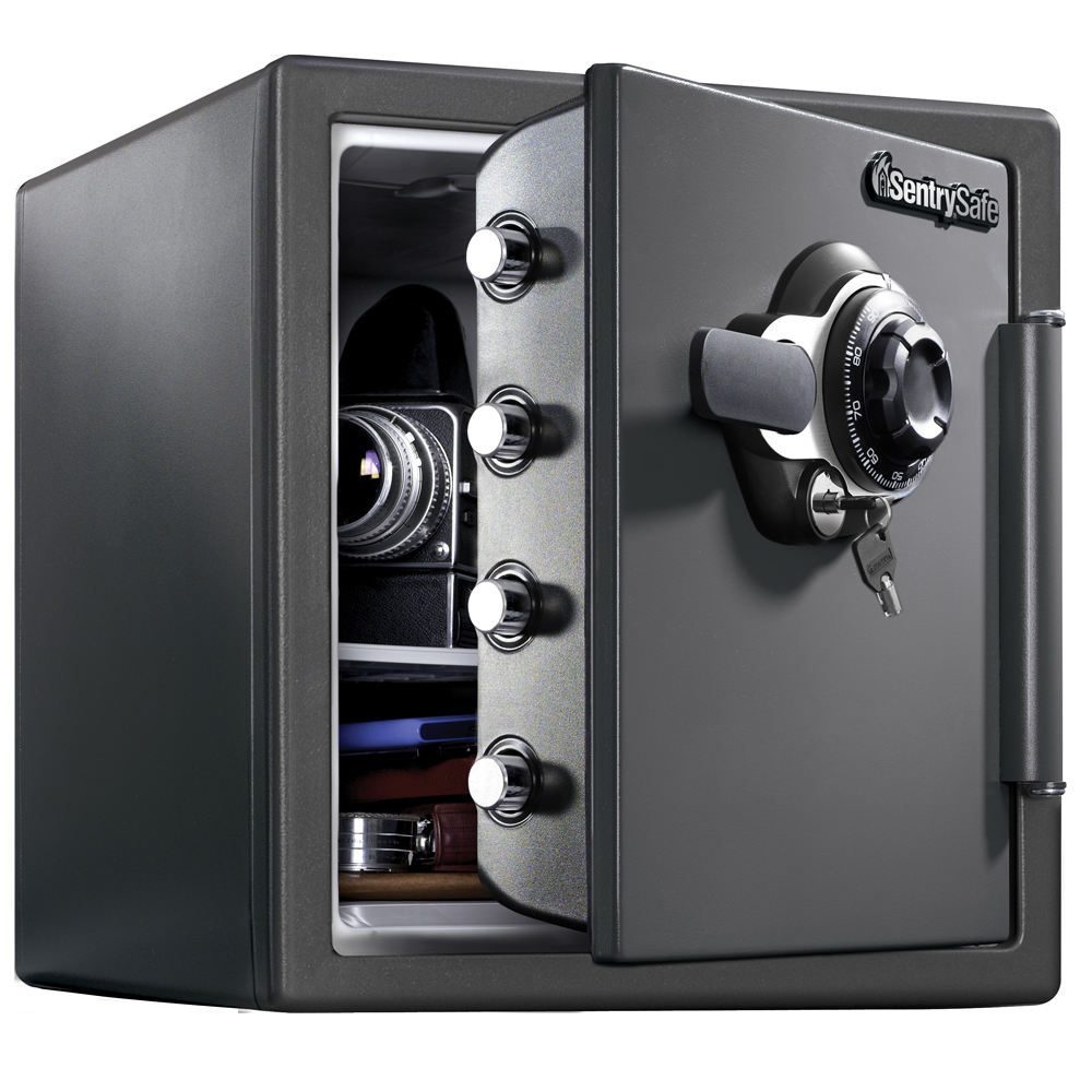 SentrySafe SFW082ET Fire-Resistant Safe and Waterproof Safe with ...
