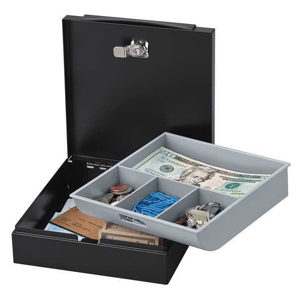 SentrySafe Security Drawer Safe with Key Lock, 7.2" x 6.1" x 2.1 ...
