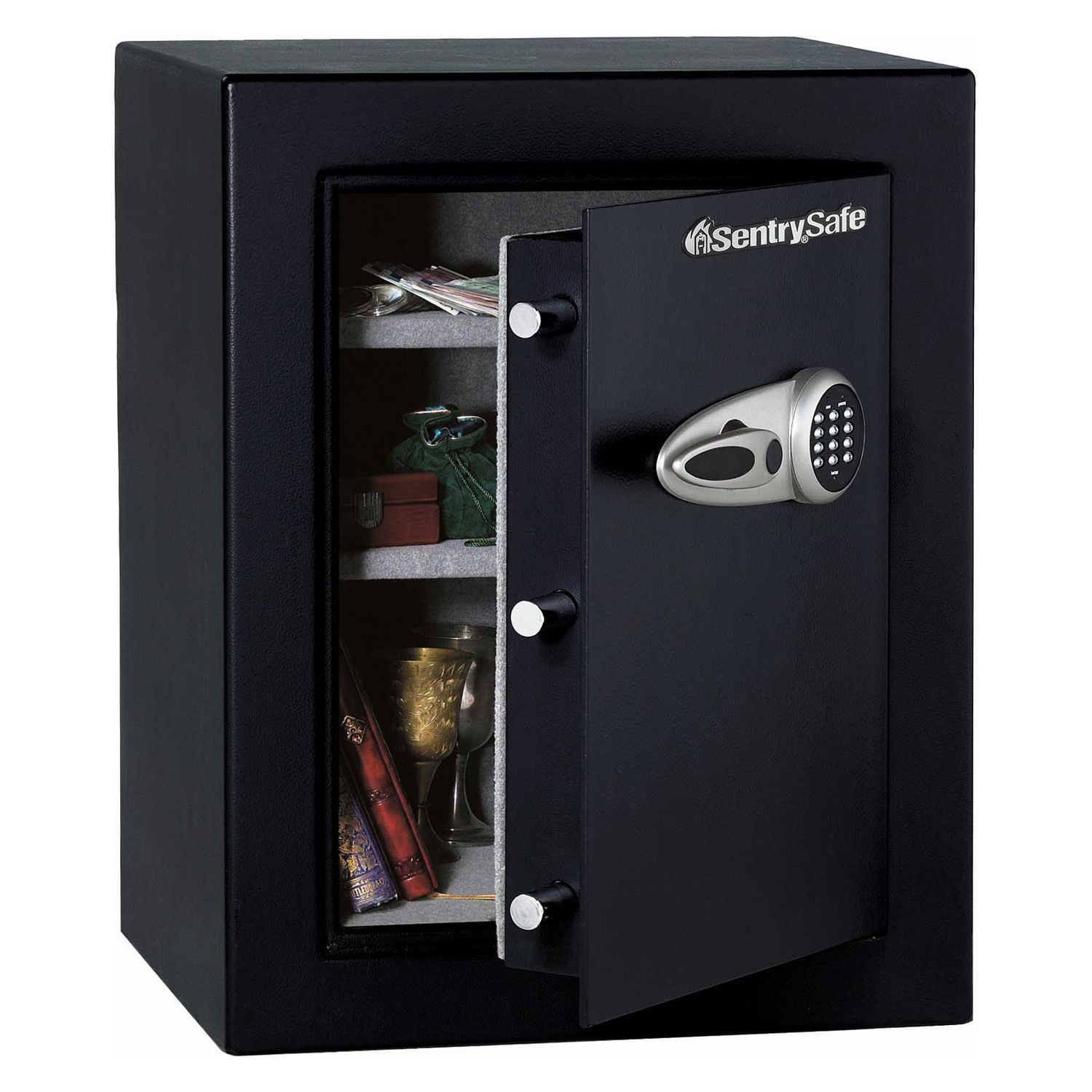 SentrySafe Security Safe, Electronic Lock, 21-11/16"W x 19-13/16"D x 27-11/16"H, Black - Walmart.com